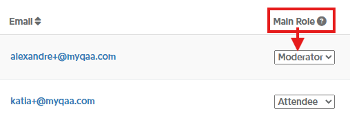 What is the Moderator role for? – Eventdrive support center